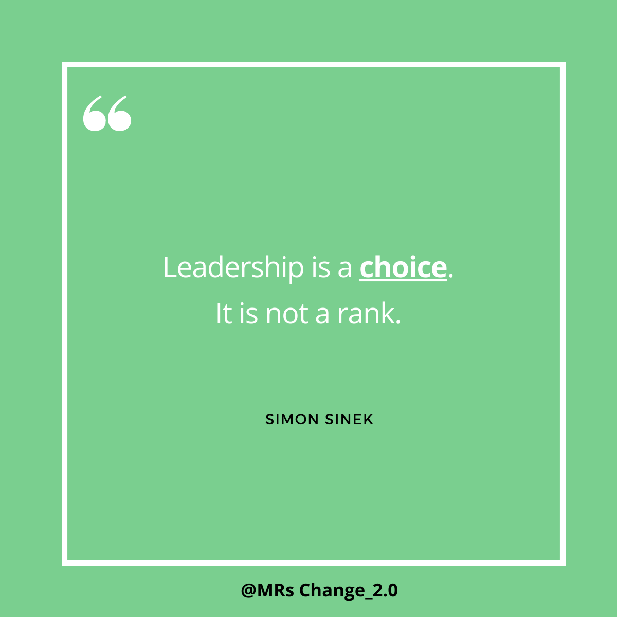 A LIDERANÇA É UMA ESCOLHA - Margarida Rocha Coaching